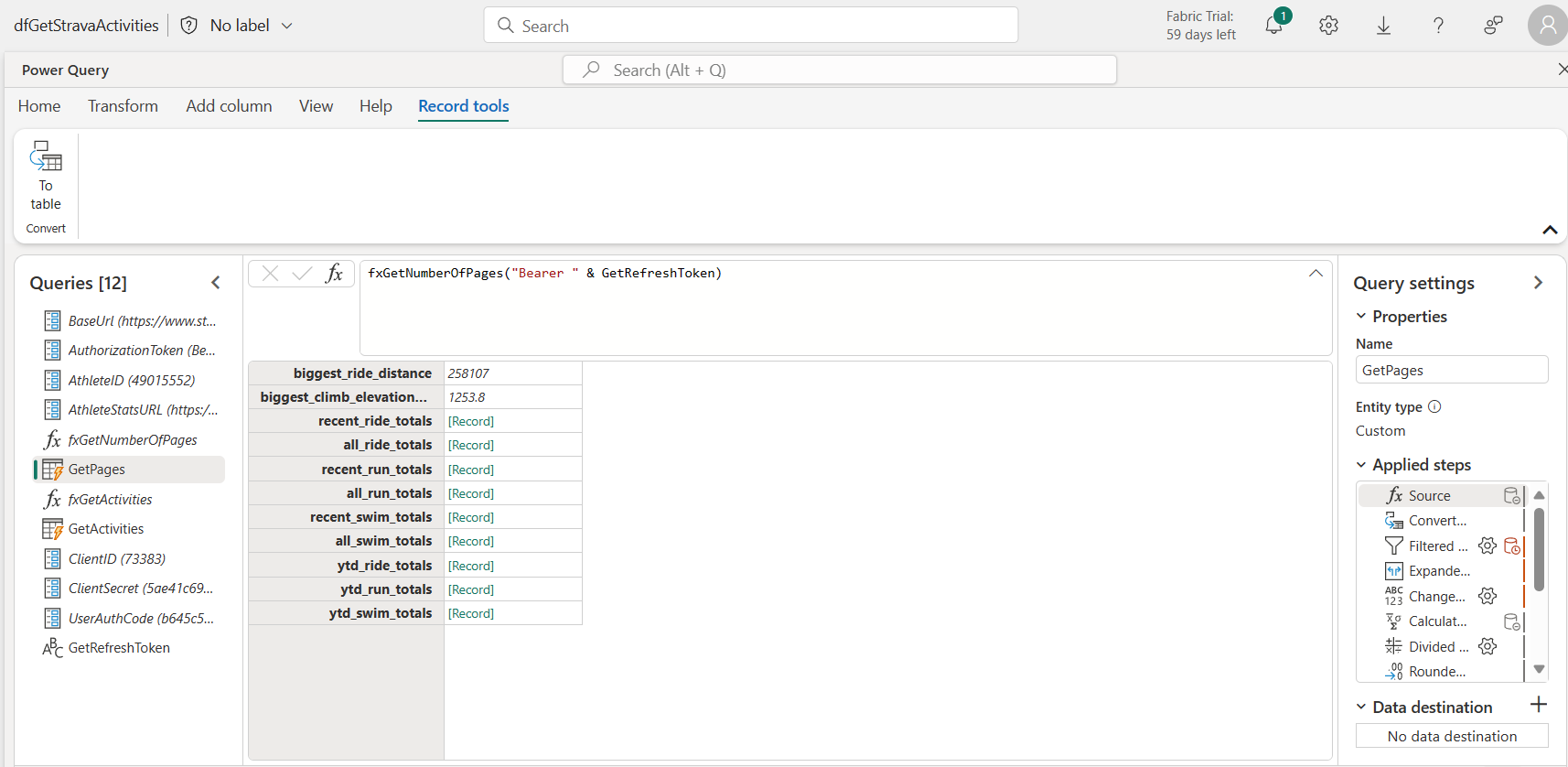 Ingesting API data to Microsoft Fabric with low-code Dataflows: A ...