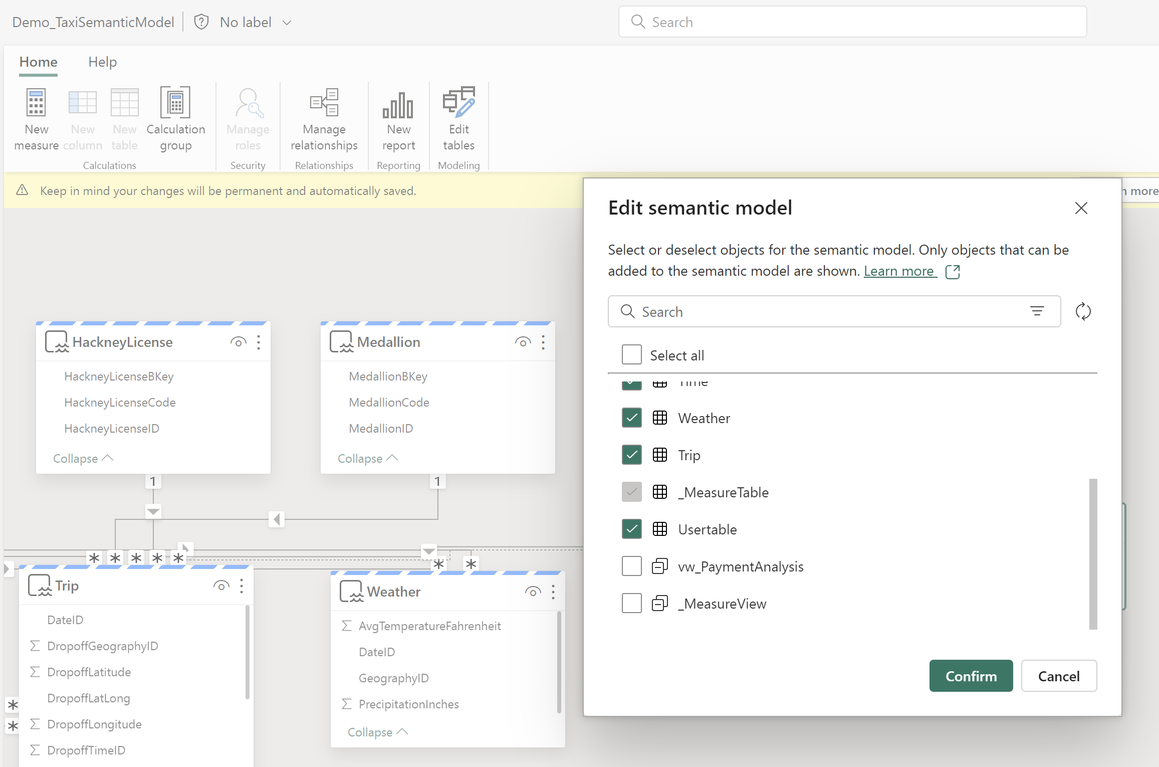How to create Measure Tables in Microsoft Fabric – Downhill Data
