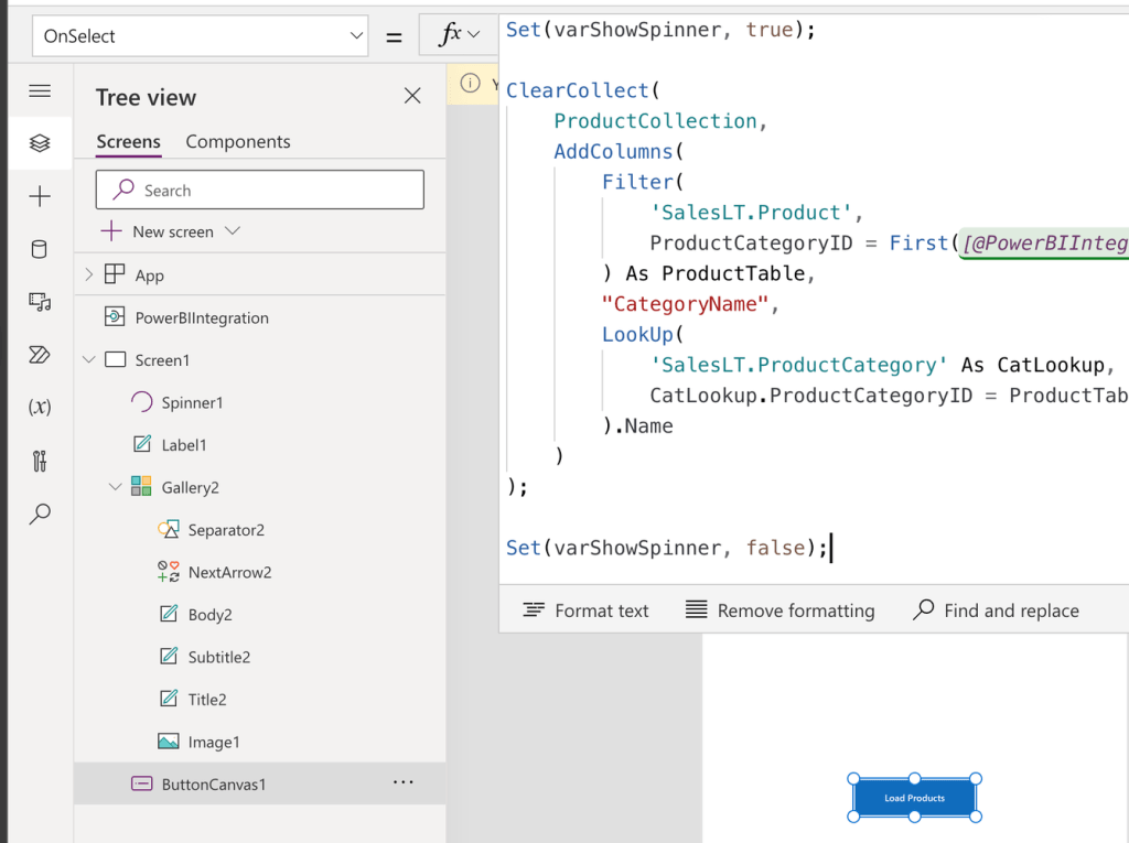 Auto-Trigger OnSelect Button Actions in Power Apps when selecting data ...