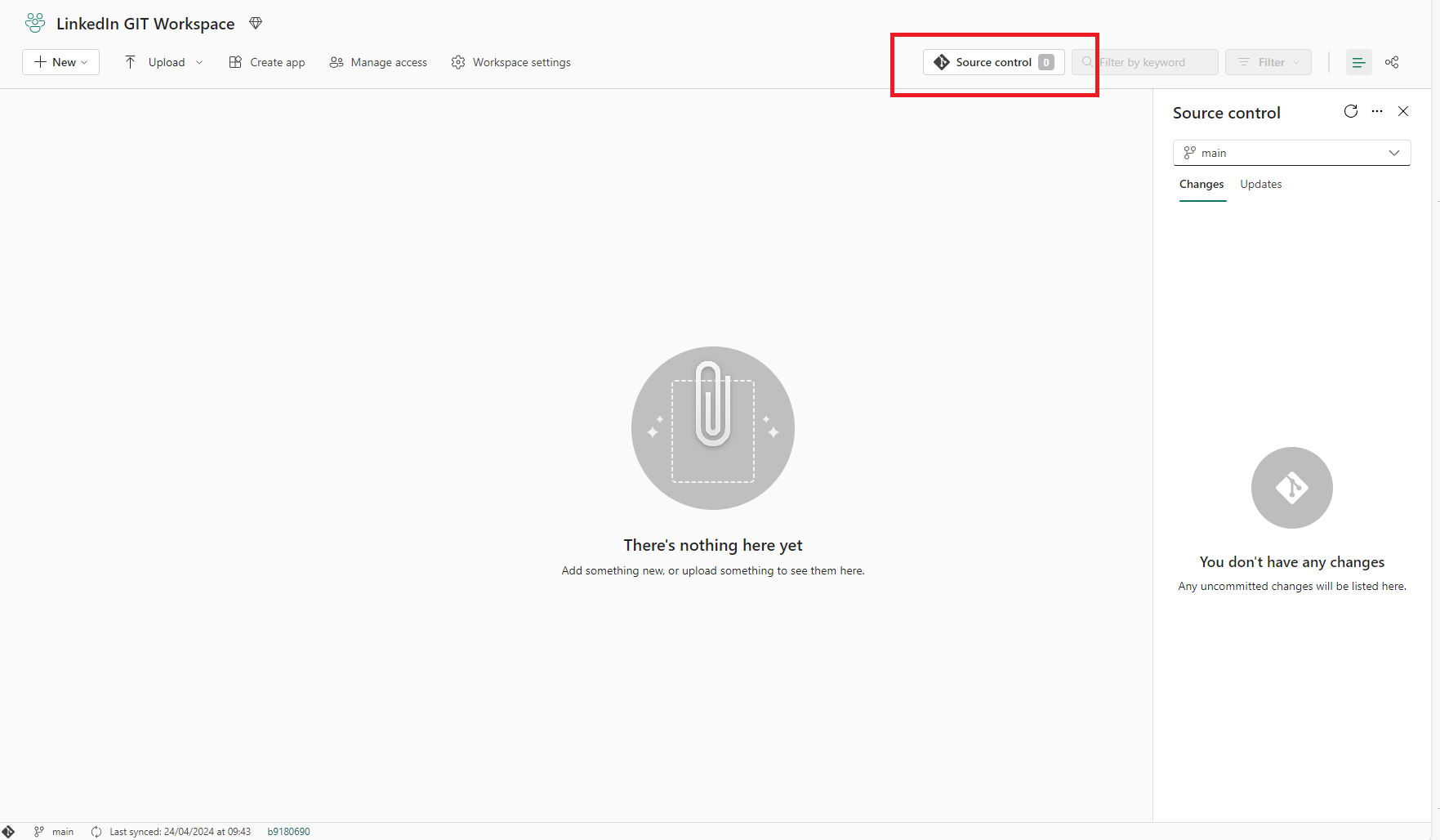 Simple Version Control in Fabric / Power BI with GIT Integration – a beginner’s guide – Downhill ...