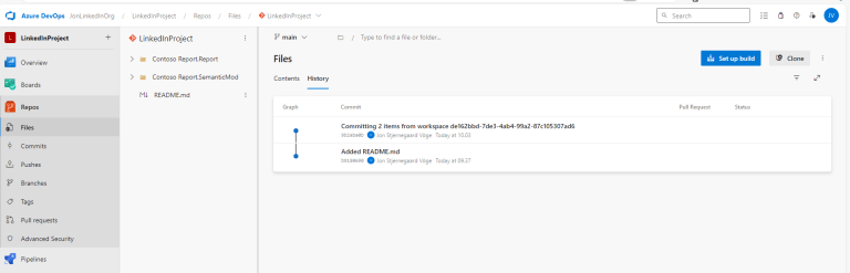 Simple Version Control in Fabric / Power BI with GIT Integration – a beginner’s guide – Downhill ...
