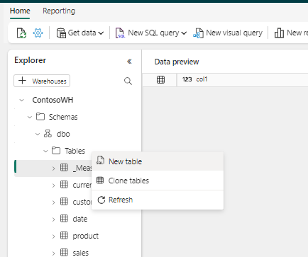 Creating Measure Tables directly in your Fabric Data Warehouse ...