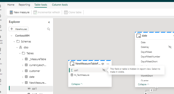 Creating Measure Tables directly in your Fabric Data Warehouse ...