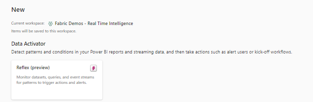 Monitoring Fabric Workspace Item Events w. Data Activator / Reflexes ...