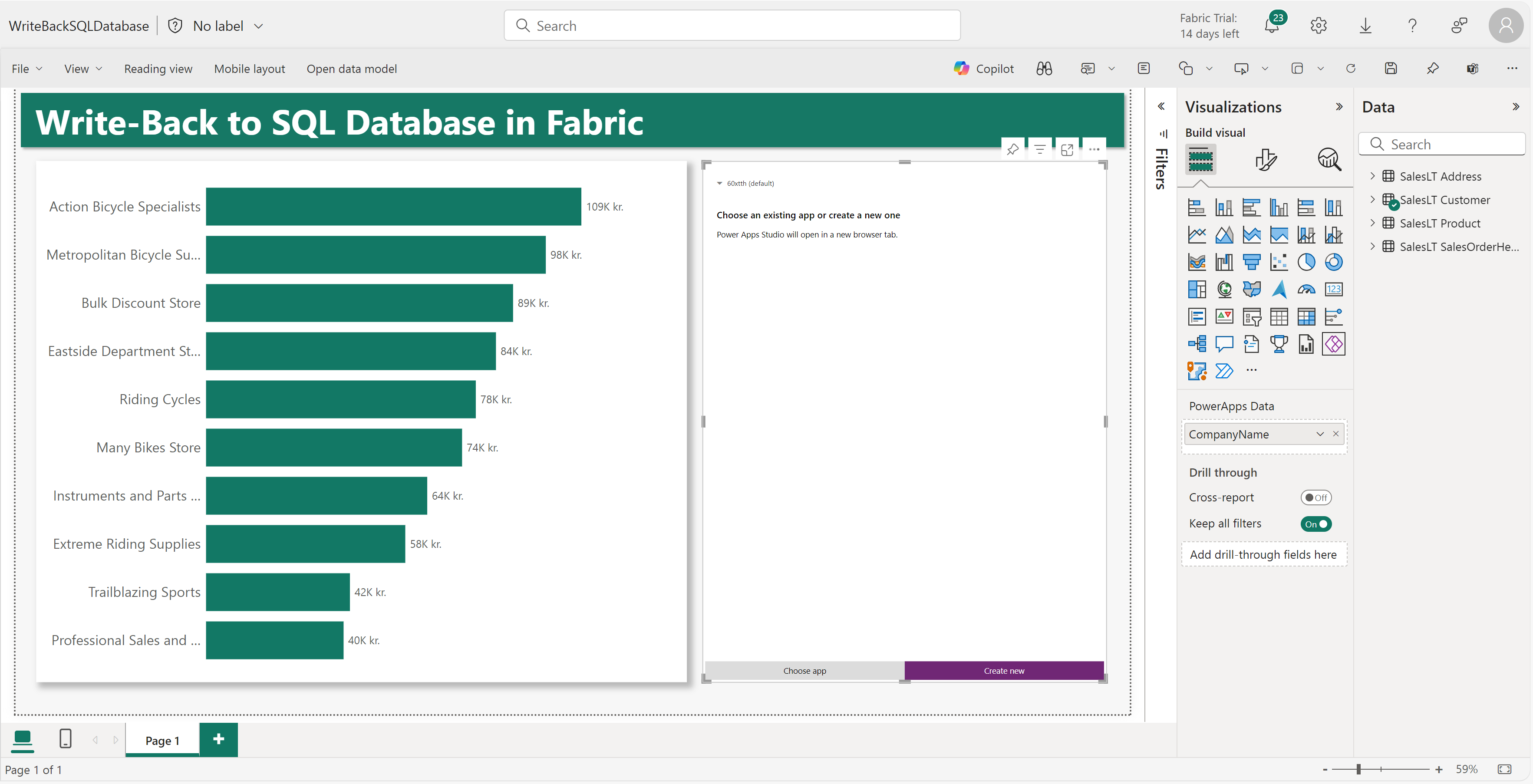 Fabric/Power BI Write-Back made easy w. Fabric SQL Databases – Downhill ...