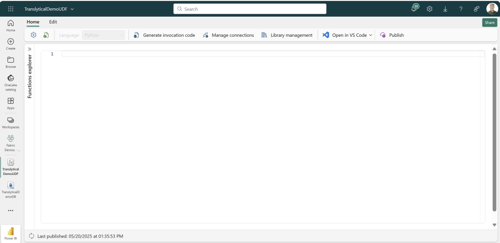 Guide: Native Power BI Write-Back in Fabric with Translytical Task ...