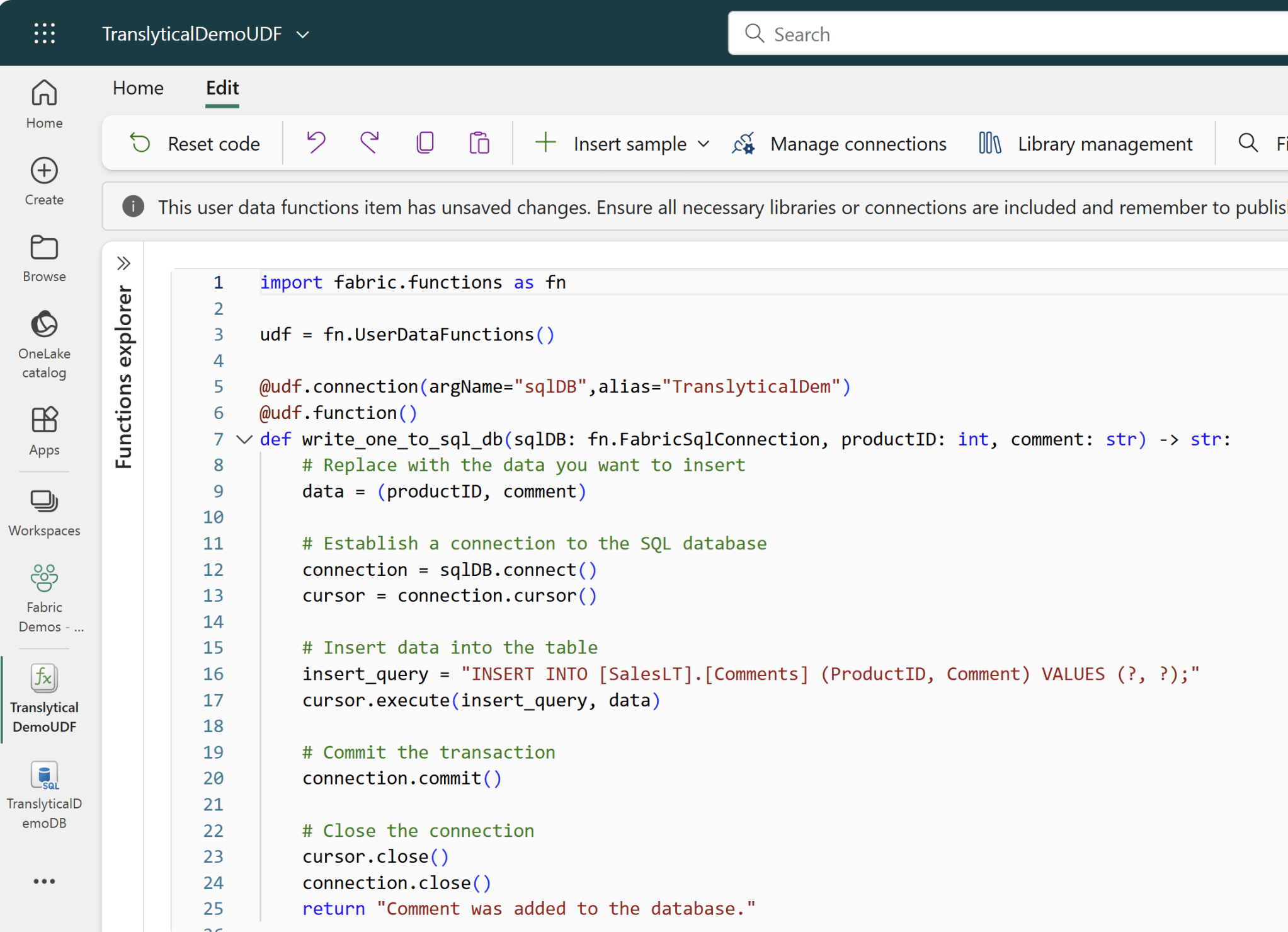 Guide: Native Power BI Write-Back in Fabric with Translytical Task ...