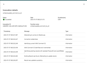 Troubleshooting, debugging and Error Handling in User Data Functions / Translytical Task Flows ...