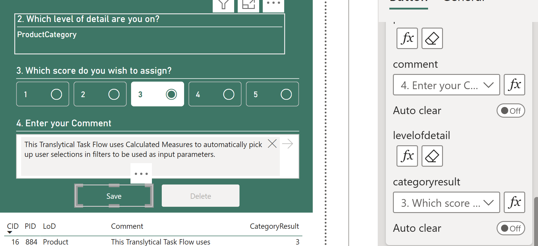 Passing visual selections to Translytical Task Flows with DAX ...