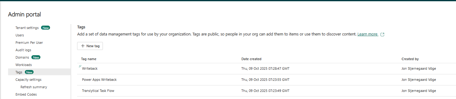 Organizing your Microsoft Fabric Data Platform: Tags and Task Flows ...